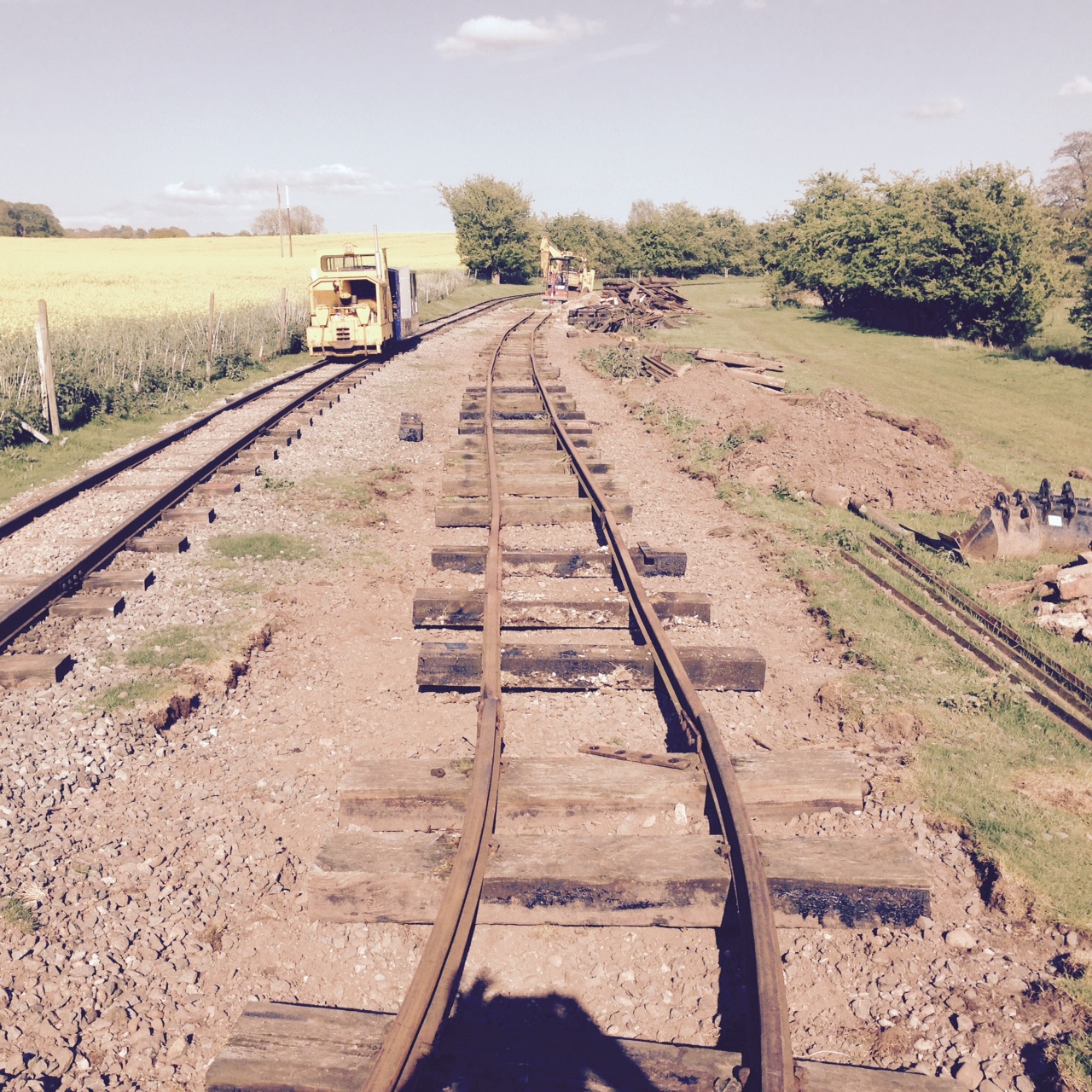 Industrial Railway underway - Amerton Railway